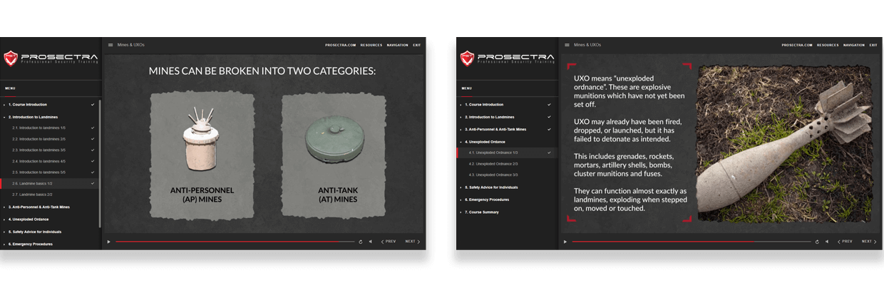 Corporate: Mines & UXO